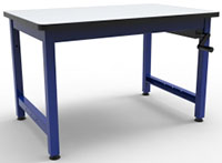 Item # 2510, Hand Crank Adjustable ESD Assembly Workbench On Hassel ...