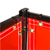 Heavy Duty Welding Screen On Hassel Material Handling Co.