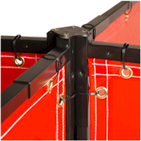 Heavy Duty Welding Screen On Hassel Material Handling Co.